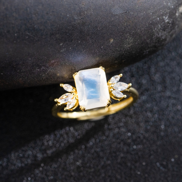 ムーンストーン silver 925 指輪 リング ss236 moonstone 指輪・リング Alice Jewelry 通販 ...