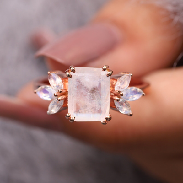 ムーンストーン silver 925 指輪 リング ss236 moonstone 指輪・リング Alice Jewelry 通販 ...