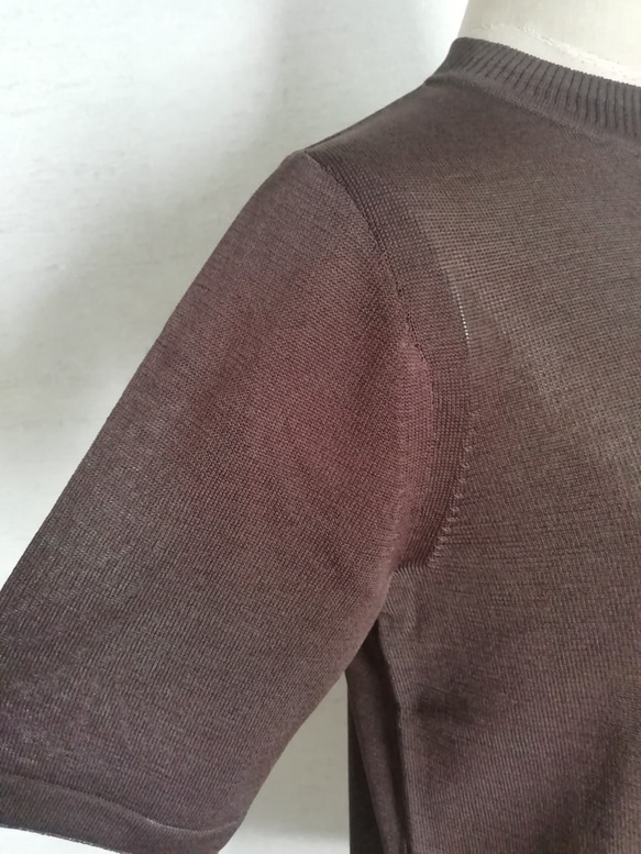 【新作】機能素材で快適♡きれいめ上質プルオーバー ブラウン ニット・セーター Shirataka Knit Ichi 通販 19343533｜Creema(クリーマ)