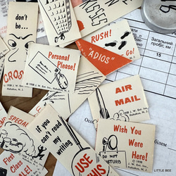 510・R-1994 postal seals 郵便シール 15種セット ジャンクジャーナル パーツ ハンドメイド ヴィ シール・ステッカー ...