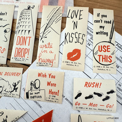 510・R-1994 postal seals 郵便シール 15種セット ジャンクジャーナル パーツ ハンドメイド ヴィ シール・ステッカー ...