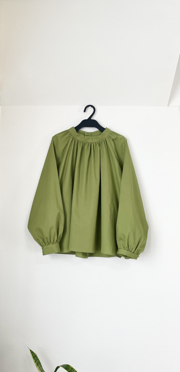 再販 ️ワッシャーコットン選べるカラー 大人素敵なフリル袖のブラウスミモザイエロー ブラウス jijikaka 通販 19351723 ...