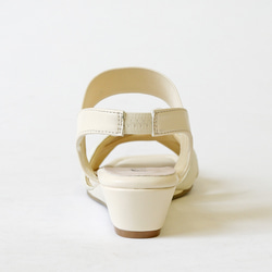 安定感抜群！サッと履ける♪異素材をミックスしたカジュアルサンダル！クロスベルトウエッジサンダル【S/M/L/LL】 サンダル TMCREW ...