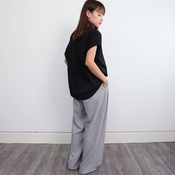 体のラインを拾わない ドルマンスリーブT ブラック 0517BK Tシャツ SWiMMY Clothing 通販 19354691｜Creema(クリーマ)