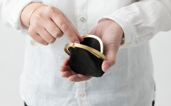 コインケース ＜鹿革墨染＞ 小銭入れ 小銭入れ・コインケース PINT 通販 19355929｜Creema(クリーマ)