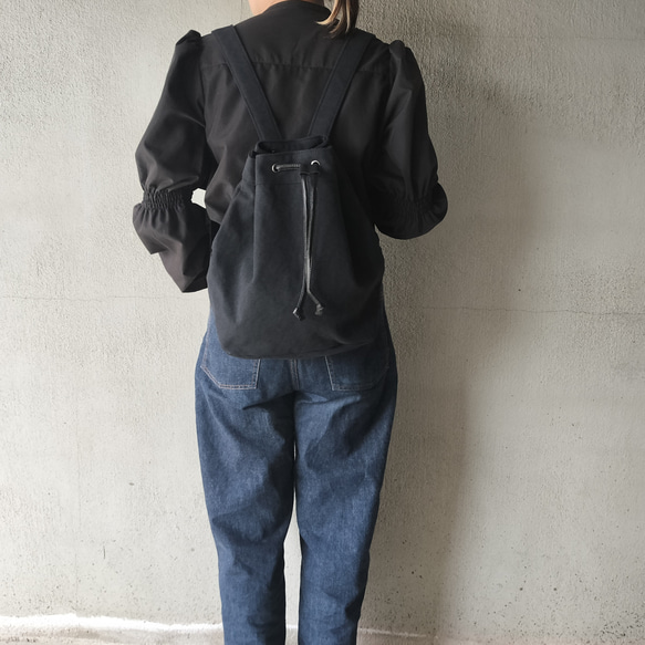 bucket ruck М クロ リュック・バックパック R-marble 通販 19358959｜Creema(クリーマ)