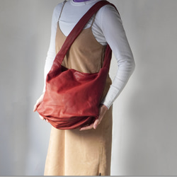 吸い付くようなタッチ感⁂軽く柔らかい袋タイプ・LUA(LA001)＃ロングショルダー#BLACK バケツバッグ totokoko 通販 19365042｜Creema(クリーマ)