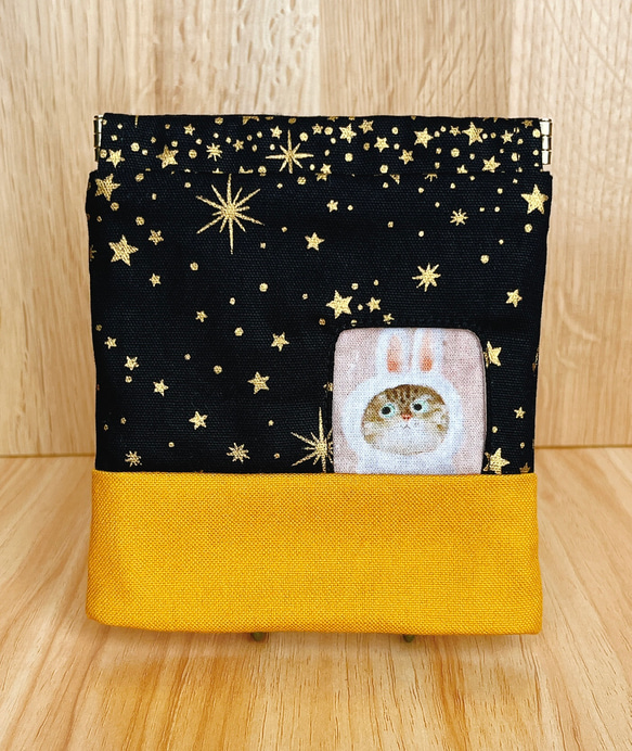 窓辺のにゃんこ バネ口ポーチ ポーチ strange maker 通販 19367029｜Creema(クリーマ)