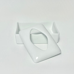 白磁のティッシュケース(ポケットティッシュ用) その他インテリア雑貨 PaintersGarden 通販 19368748｜Creema(クリーマ)