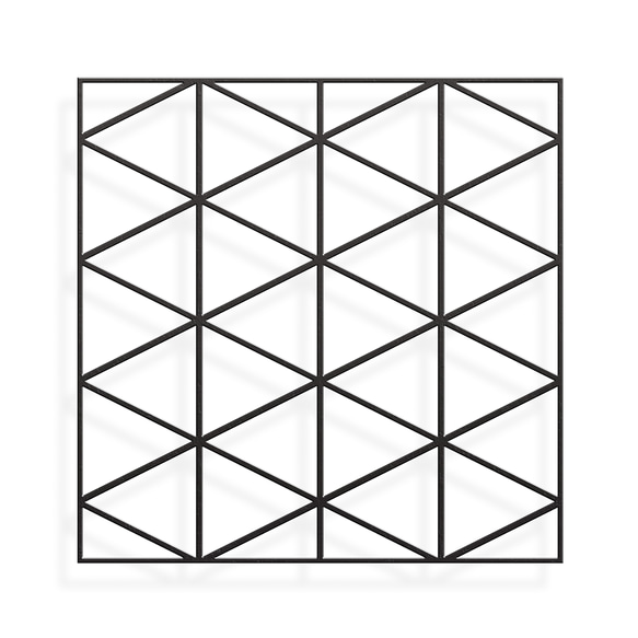 和柄面格子-NAGOMI 麻の葉 ASANOHA（片面2）NA-2 アルミ装飾鋳物 1枚 その他インテリア雑貨 MICCAST 通販 ...