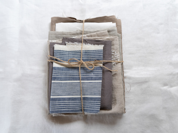 【creema限定】日本のリネン/大きなはぎれセット300g以上 送料無料 はぎれ natsusobiku 通販 19369366 ...