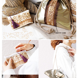 新入荷！これからの季節にぴったり！『インドリボン 小花柄 クリーム』～巾5.5cm×50㎝単位でカット〜 リボン・テープ Blanc de ...