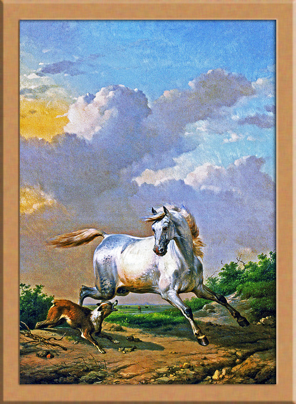 追撃 A4 ベルギーのアート 絵画 ARTE 通販 19370394｜Creema(クリーマ)