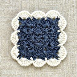 送料無料 スクエア 手編み ドイリー コースター 茶托 5枚 コースター breadhideko 通販 19371000｜Creema(クリーマ)