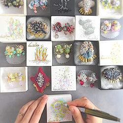 Botanical.Ⅳ【ピアス】 ピアス（フック・チェーン） hanmmmo 通販 19374833｜Creema(クリーマ)