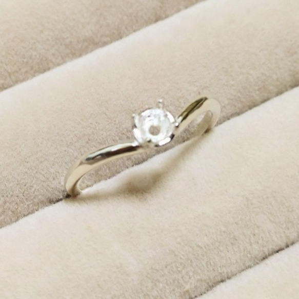 リング空枠S925 3mmラウンド ミア その他素材 れび 通販 19392424｜Creema(クリーマ)