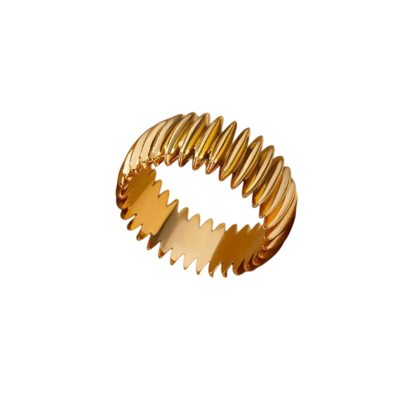 ring gold goldring stainless tr-0001 指輪・リング treetop 通販 19398336｜Creema ...