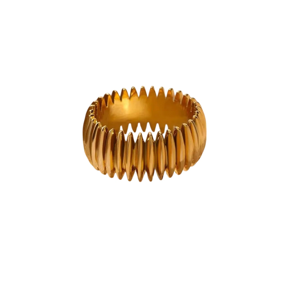 ring gold goldring stainless tr-0001 指輪・リング treetop 通販 19398336｜Creema ...