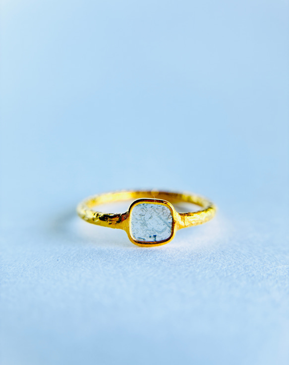 スライスダイヤモンド リング 4号 ④ 指輪・リング kiranah 通販 19403558｜Creema(クリーマ)