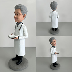 【オリジナルフィギュア3】誕生日プレゼント 上品記念品 還暦祝いお写真で作る 御祝 定年退職祝 その他人形 てのひら小町 通販 ...