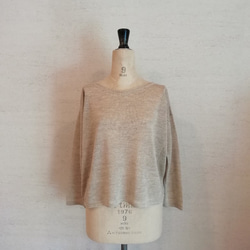 【Creema限定福袋2025】【特別提供品】2色選べる♡リネン100％♡前後2WAYプルオーバー ニット・セーター Shirataka ...