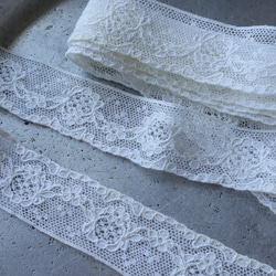 フランス 1m アンティーク刺繍レース C1048 アイボリー レース vmt antique フランス直輸入 通販 19417201 ...