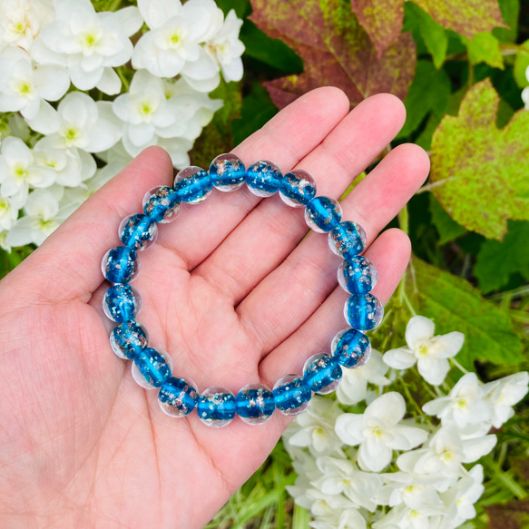 10mm 沖縄 とんぼガラス ブレスレット 蓄光 UDA210 ブレスレット 京都あさひ屋 通販 19418442｜Creema(クリーマ)