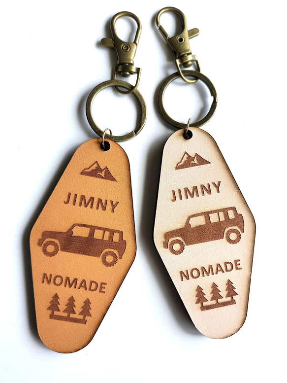 ジムニーノマド革キーホルダー モーテルキー ジムニー Jimny ヌメ革 その他素材 SILVER BACK WORKS 通販 ...