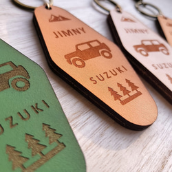 ジムニーノマド革キーホルダー モーテルキー ジムニー Jimny ヌメ革 その他素材 SILVER BACK WORKS 通販 ...