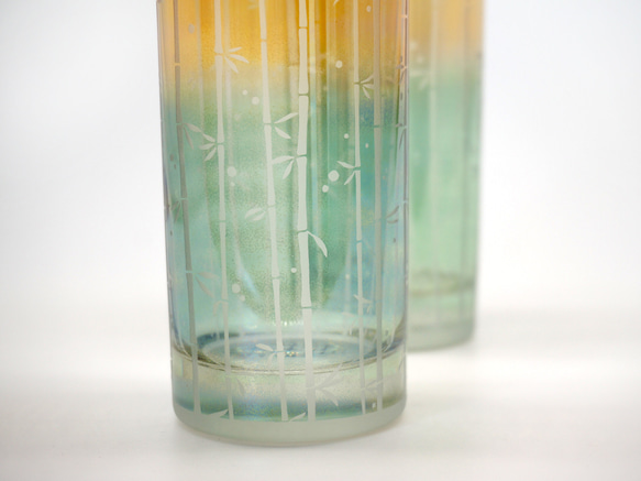 竹林と蛍火のコリンズグラス【Citrus】 グラス crafterior [ｸﾗﾌﾃﾘｱ] 通販 19418968｜Creema(クリーマ)