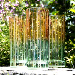 竹林と蛍火のコリンズグラス【Citrus】 グラス crafterior [ｸﾗﾌﾃﾘｱ] 通販 19418968｜Creema(クリーマ)