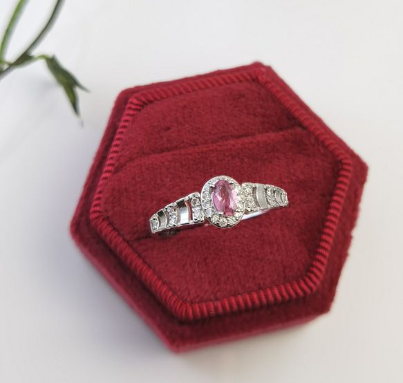 天然ピンクトルマリン☆クラシックデザイン リング 指輪・リング 天然石アクセサリーのfiracia 通販 19419266｜Creema(クリーマ)