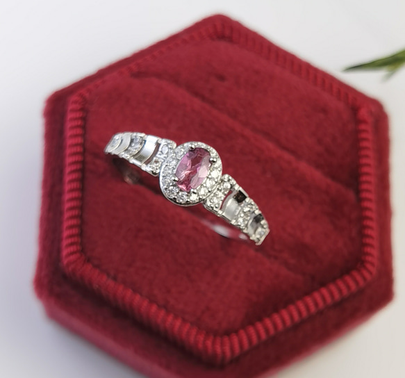 天然ピンクトルマリン☆クラシックデザイン リング 指輪・リング 天然石アクセサリーのfiracia 通販 19419266｜Creema(クリーマ)