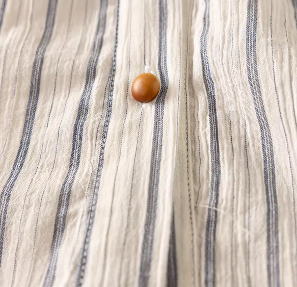 樹 * ユニーク ヴィンテージ ストライプ 半袖シャツ . 日系ゆったりトップス . 綿100%シャツ シャツ 樹 CorrcC 通販 ...