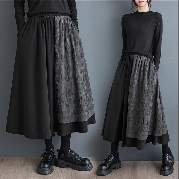 【ラス1】大きいサイズ キュロット スカート レディース 秋冬 ワイドパンツ カットソー サイズ豊富の洋服店 通販 19420317 ...