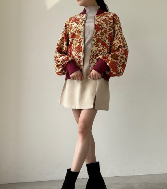 【彩花‐さいか‐】着物リメイク 裏地付き ラグラン袖＋ドルマン風 ブルゾン ジャケット NONOLD 通販 19420322｜Creema(クリーマ)