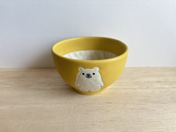 すり鉢（シロクマ） すり鉢・すりこぎ 後山工房 マザキユキ 通販 19426498｜Creema(クリーマ)