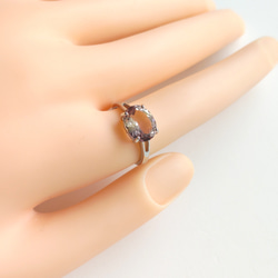 バイカラー アメトリン キラキラ 天然石 リング S925 10×8㎜ 指輪・リング bamboo shoots 通販 19428623｜Creema(クリーマ)