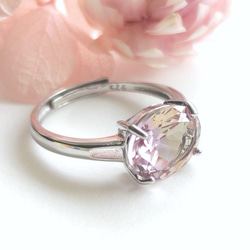 バイカラー アメトリン キラキラ 天然石 リング S925 10×8㎜ 指輪・リング bamboo shoots 通販 19428623｜Creema(クリーマ)