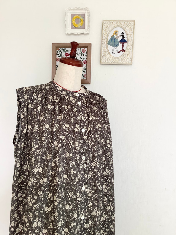 《受注製作》リバティ★選べる★肩ギャザーワンピース ブラウス ちいさないっぽ 通販 19431899｜Creema(クリーマ)