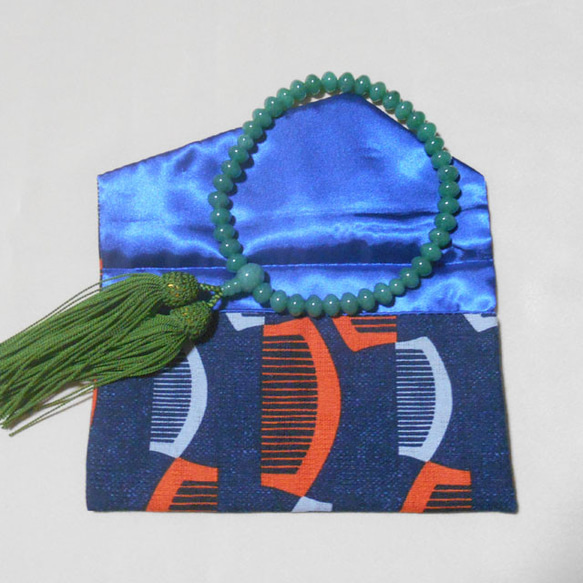 つげぐし柄の数珠入れ（紺） その他ケース 小物屋 ちか 通販 19432266｜Creema(クリーマ)