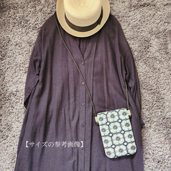 ミナペルホネン スマホショルダー ポシェット forest tile ショルダー ポーチ ギフト【受注制作】 スマホポシェット・スマホポーチ ...