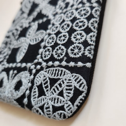 ミナペルホネン スマホショルダー ポシェット forest tile ショルダー ポーチ ギフト【受注制作】 スマホポシェット・スマホポーチ ...