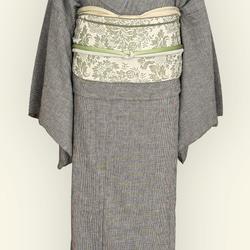 兵児帯 大人のへこ帯 ダマスク オリーブ リバーシブル 抹茶 名古屋帯 和装小物（帯・半襟） 閃光舎 -SENKOSHA- 通販 ...