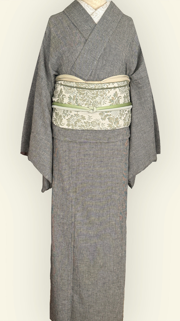 兵児帯 大人のへこ帯 ダマスク オリーブ リバーシブル 抹茶 名古屋帯 和装小物（帯・半襟） 閃光舎 -SENKOSHA- 通販 ...