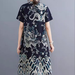 夏の新作 綿麻 ワンピース チャイナドレス ワンピース friedahagua0w 通販 19434099｜Creema(クリーマ)