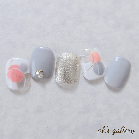 ランダムサークルネイル ネイルチップ（つけ爪） ak's gallery 通販 19434241｜Creema(クリーマ)