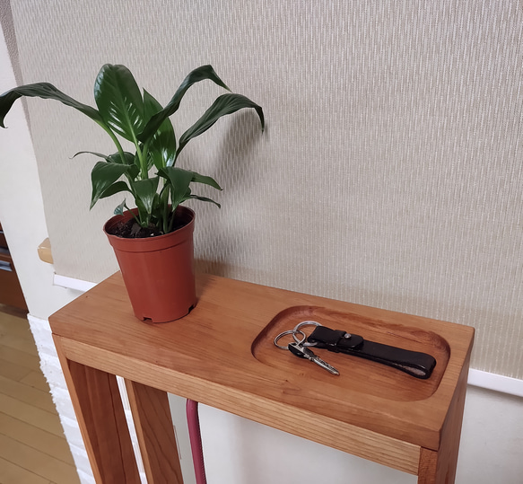 木製、チェリー材、ハンガーラック、傘立て、シェルフ ハンガーラック 家具屋工房shu 通販 19434377｜Creema(クリーマ)