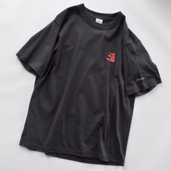 【2025新作】3段赤べこワンポイント刺繍Tシャツ【選べる4色】親子 キッズ メンズ レディース メンズ 夏 白 Tシャツ ししゅう kabu ...