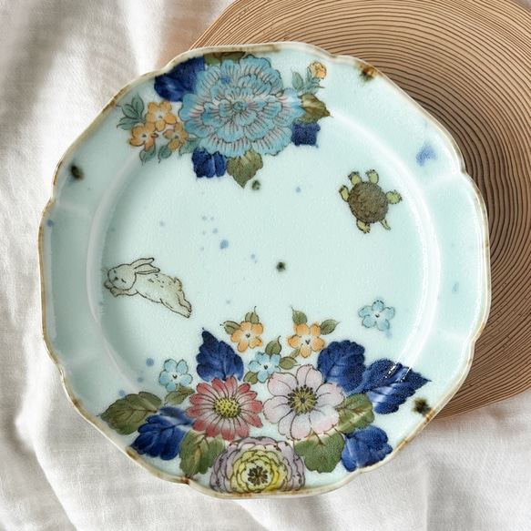 チコロット ️取り皿 ️すべて手描き ️染付け ️普段使いに丁度いい ️plate ️うさぎとかめ ️童話 中皿 チコロット 通販 ...